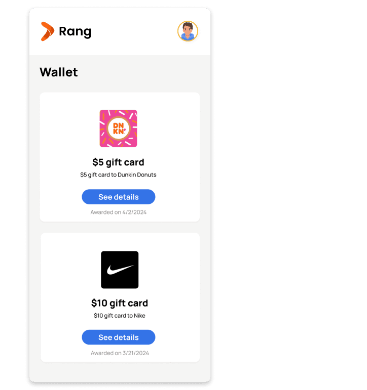 Rang – Make learning rewarding